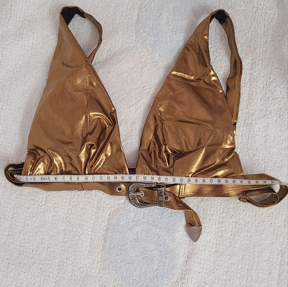 Swim | Ladies Gold Swim Suit | Poshmark